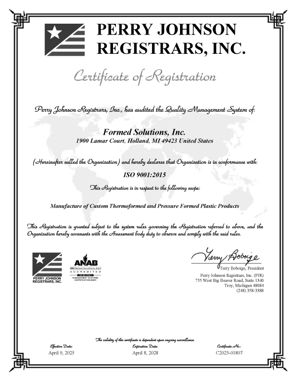 Vacuum | Pressure | Compression Thermoforming